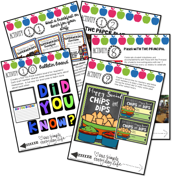 12 Activities to Boost Staff Morale- Print and Go! - Stephanie ...