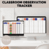 Classroom Observation Tracker - Stephanie McConnell/Principal Principles
